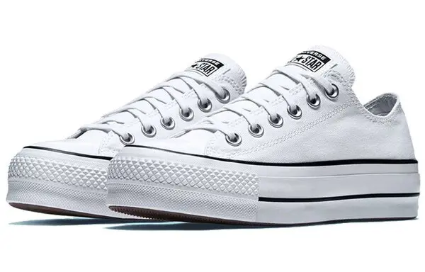 CONVERSE Chuck Taylor All Star Lift Ox Platform Sneakers - White