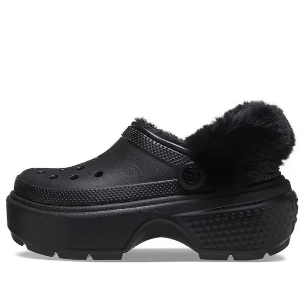 CROCS Stomp Lined Clogs - Black
