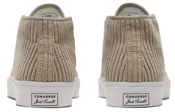 CONVERSE Jack Purcell Mid Corduroy Sneakers - Khaki