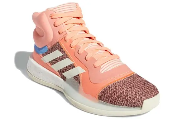 Adidas Marquee Boost High Top Sneakers - Pinkblue