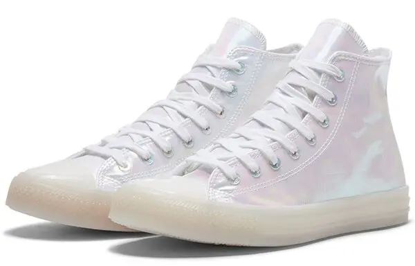 CONVERSE Chuck Taylor All Star Hi Iridescent Sneakers - White