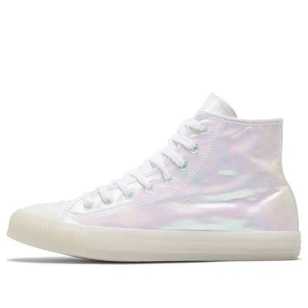 CONVERSE Chuck Taylor All Star Hi Iridescent Sneakers - White