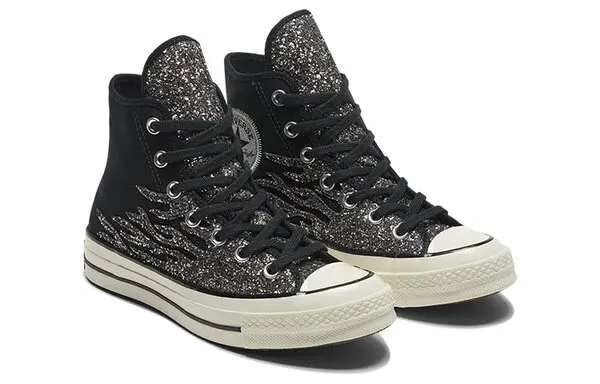 CONVERSE Chuck 70 High Archival Glitter Flame Sneakers