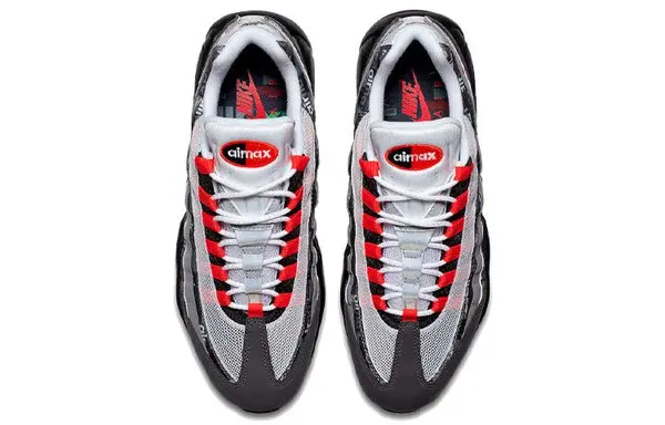 Nike X Atmos Air Max 95 'we Love - Black/safety Orange-med Ash-dk
