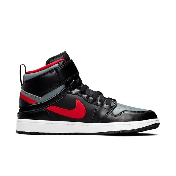 JORDAN 1 High Flyease "smoke Grey Gym Red - Black/smoke Grey/white