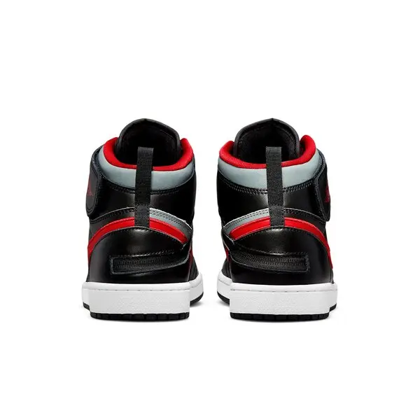 JORDAN 1 High Flyease "smoke Grey Gym Red - Black/smoke Grey/white