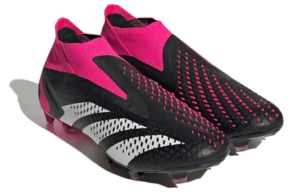 Adidas Predator Accuracy+ Fg Football Boots - Black/white/pink