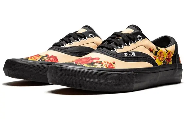 VANS Supreme X Jean Paul Gaultier X Era Pro Floral Sneakers - Black