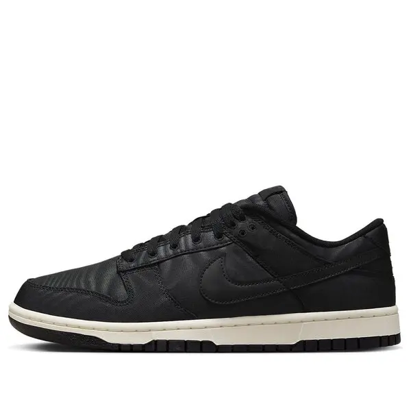 Nike Dunk Low 'black Woodgrain' Sneakers - Black/sail/black