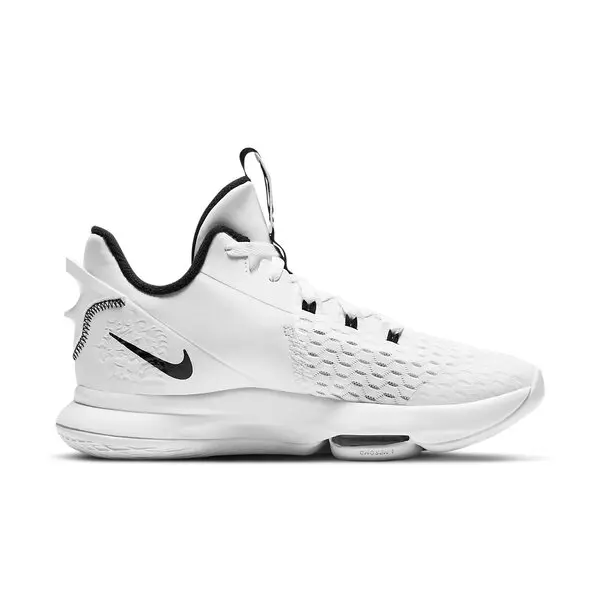Nike Lebron Witness 5 Ep Athletic Sneakers - White/black