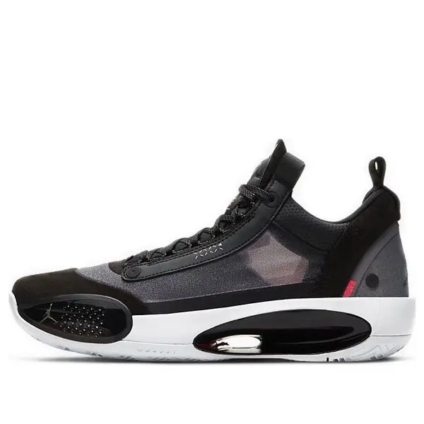 JORDAN 34 Low Pf Basketball Sneakers - Black/white