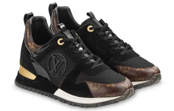 LOUIS VUITTON Run Away Sneakers - Black/brown