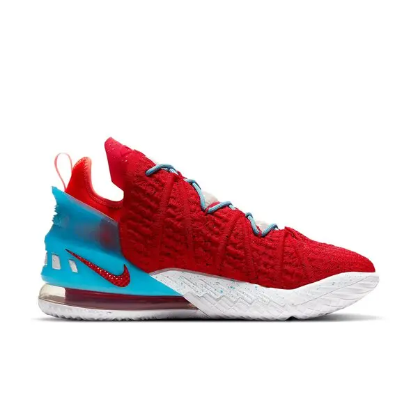 Nike Lebron 18 Ep Basketball Sneakers - Red/blue