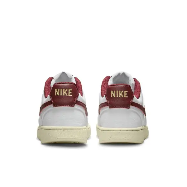 Nike Court Vision Low Top Sneakers - White/red/gold