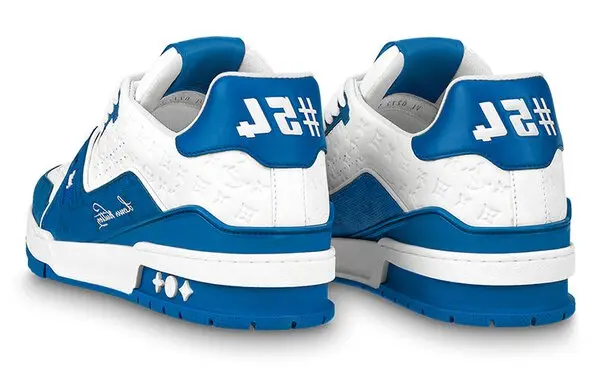 LOUIS VUITTON Trainers - White/blue