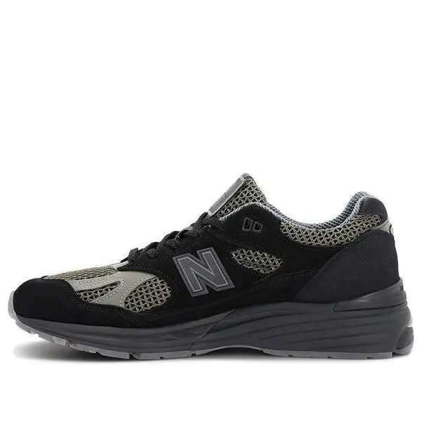 NEW BALANCE X Stone Island 991v2 Made In England Sneakers - Black/olive/grey
