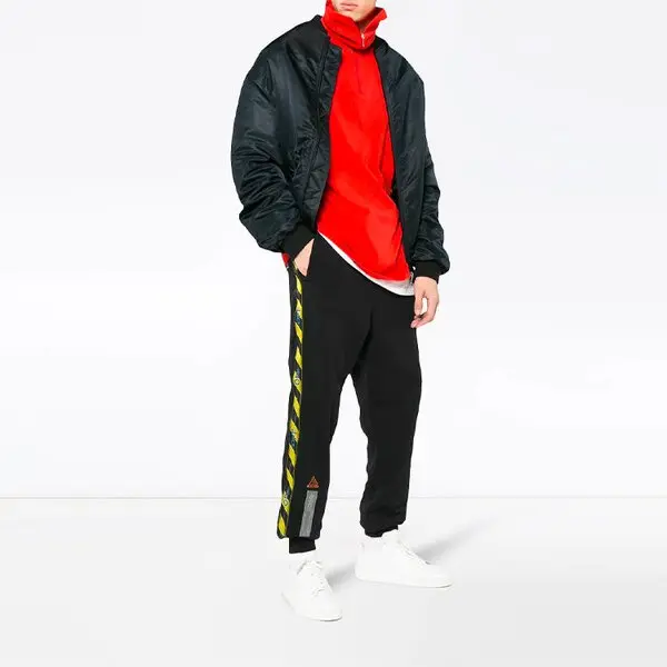 Off-White Black Tape Sweat Pants Black