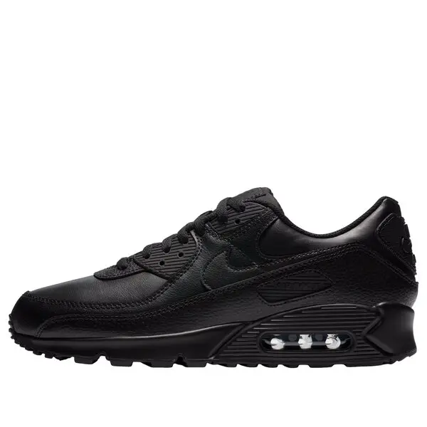 Nike Max 90 Leather Sneakers - Black
