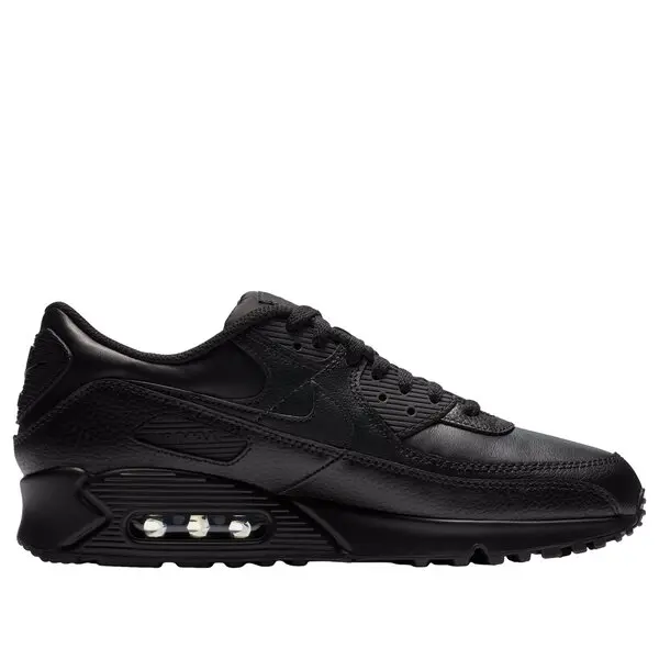 Nike Max 90 Leather Sneakers - Black