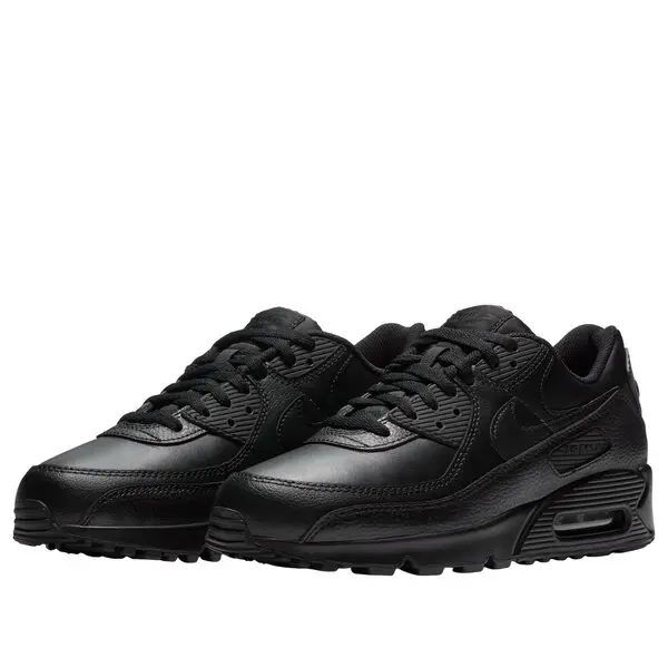 Nike Max 90 Leather Sneakers - Black