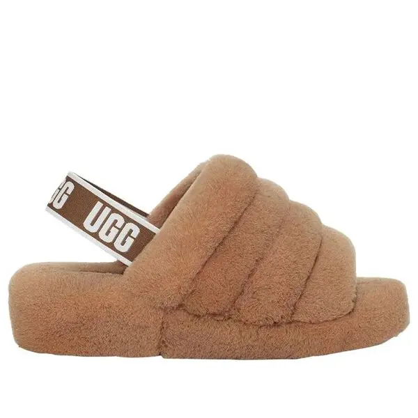 UGG Fluff Yeah Slides - Chestnut