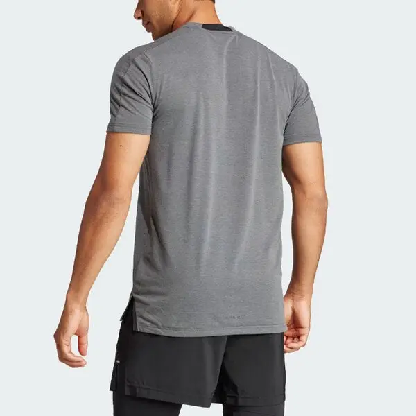 Adidas Designed For Training Workout Tee Asia Sizing 'grey