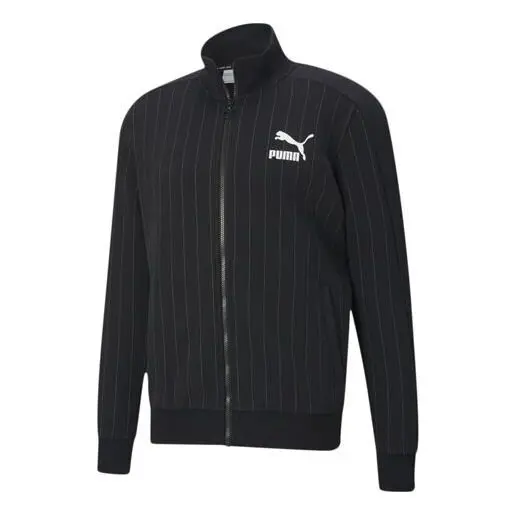 PUMA Pinstripe Fleece Lined Track Jacket - Default Color