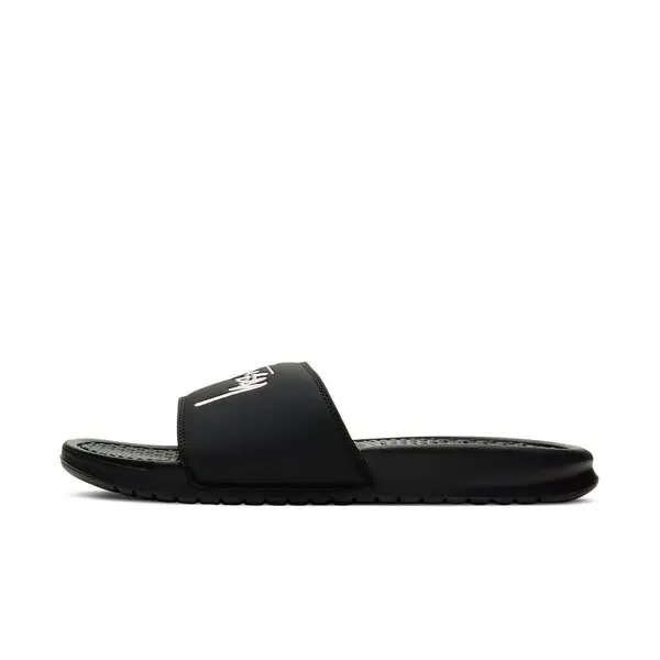 Nike X Stussy Benassi Slides - Black