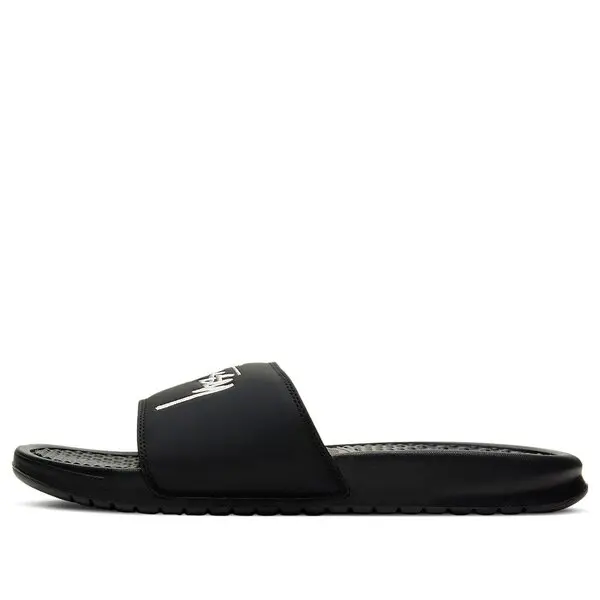Nike X Stussy Benassi Slides - Black