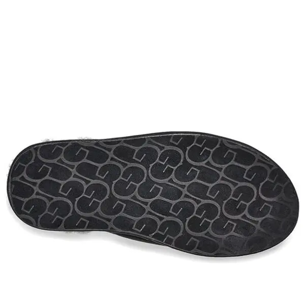 UGG Scuff Leather Slipper - Black