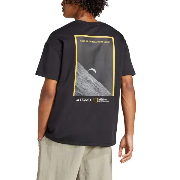 Adidas X National Geographic Aeroready Graphic T-shirt Asia Sizing - Black