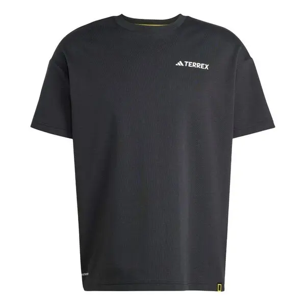 Adidas X National Geographic Aeroready Graphic T-shirt Asia Sizing - Black