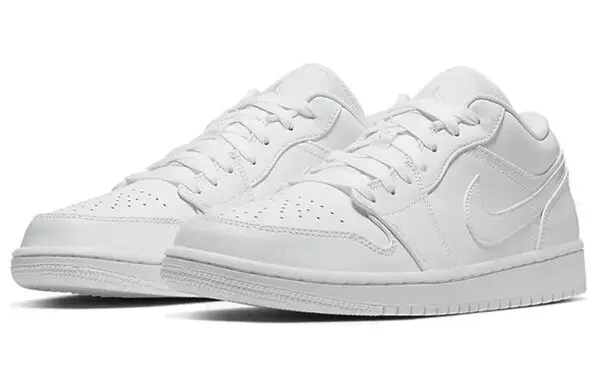 JORDAN 1 Low "triple - White