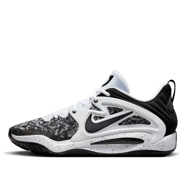 Nike Kd Tb "white Black Speckled" Sneakers - White/black