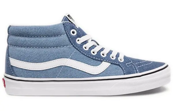 VANS Sk8-mid Reissue Denim Two-tone Mid-top Sneakers