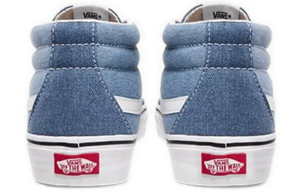 VANS Sk8-mid Reissue Denim Two-tone Mid-top Sneakers