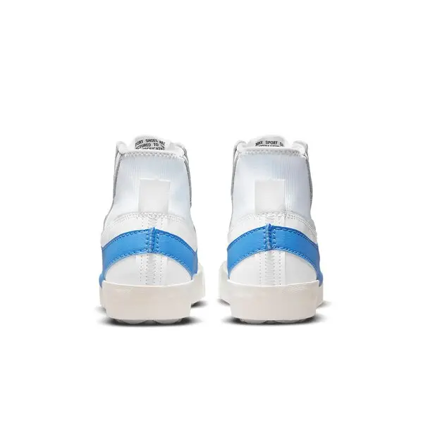 Nike Blazer Mid '77 Jumbo High Top Sneakers - White/blue
