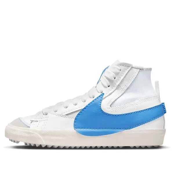 Nike Blazer Mid '77 Jumbo High Top Sneakers - White/blue