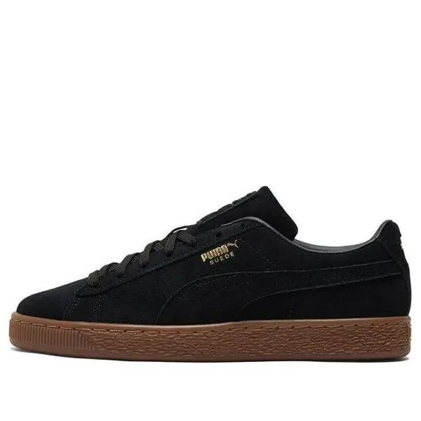 PUMA Suede Gum Low Top Sneakers - Black