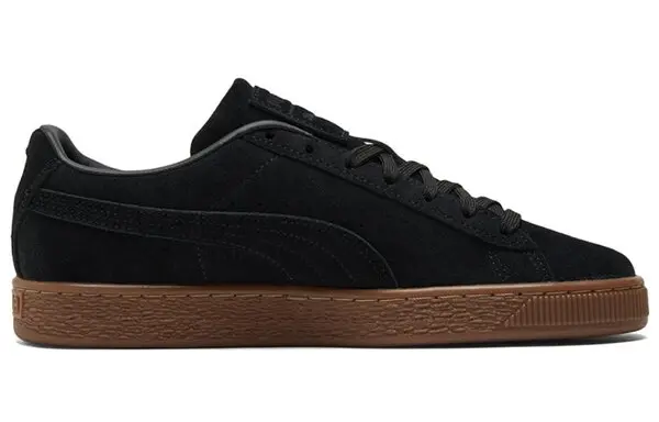 PUMA Suede Gum Low Top Sneakers - Black