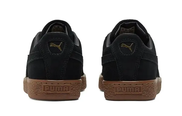 PUMA Suede Gum Low Top Sneakers - Black