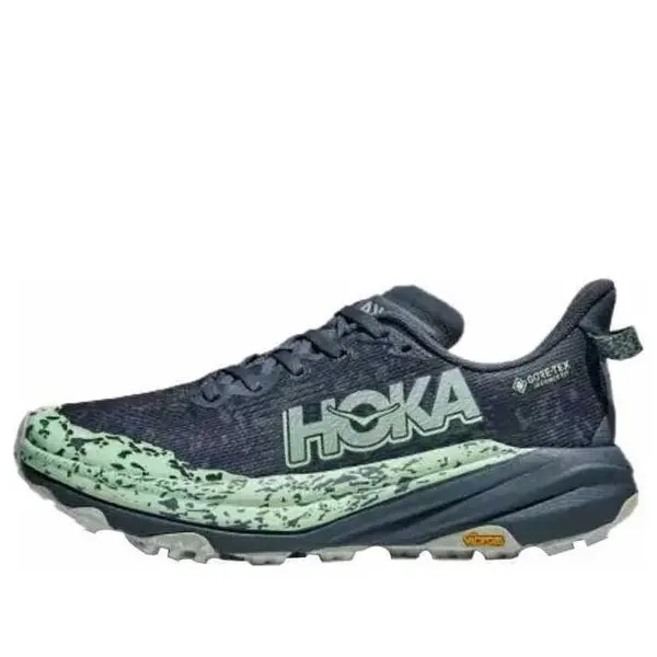 Hoka One One Speedgoat Gtx Athletic Shoes - Thunder Cloud/mint Fluorite