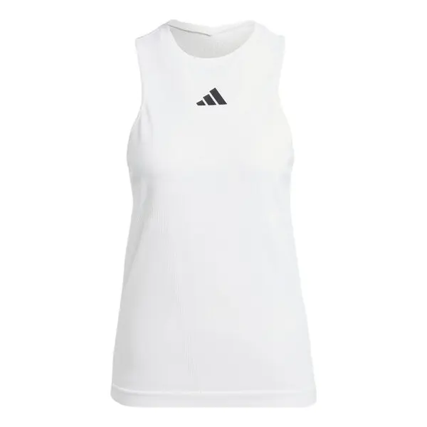 Adidas Aeroready Pro Seamless Tennis Tank Top - White