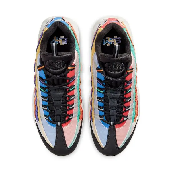 Nike Max 95 "black History Month" Sneakers - Blue/purple/orange
