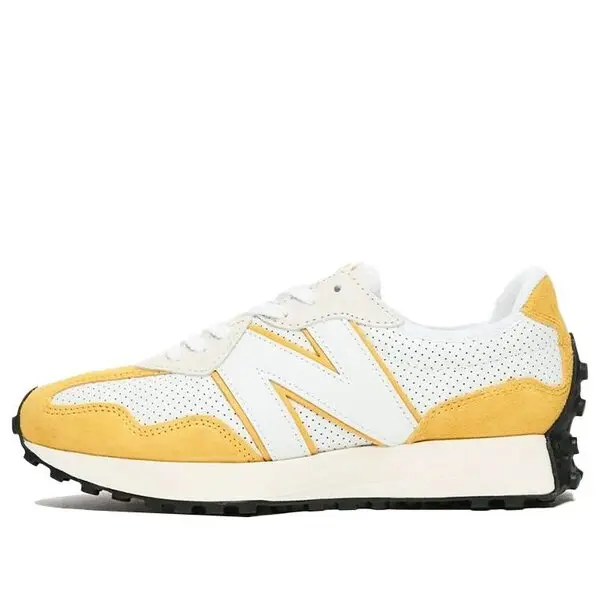 NEW BALANCE 327 Low Top Sneakers - Yellow/white