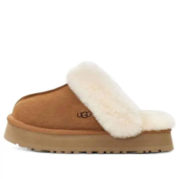 UGG Disquette Platform Slipper - Chestnut Brown