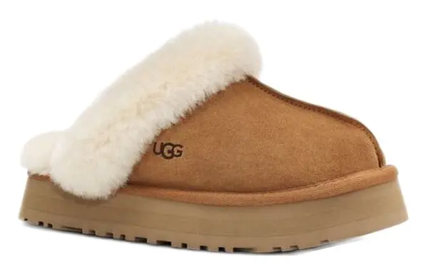 UGG Disquette Platform Slipper - Chestnut Brown