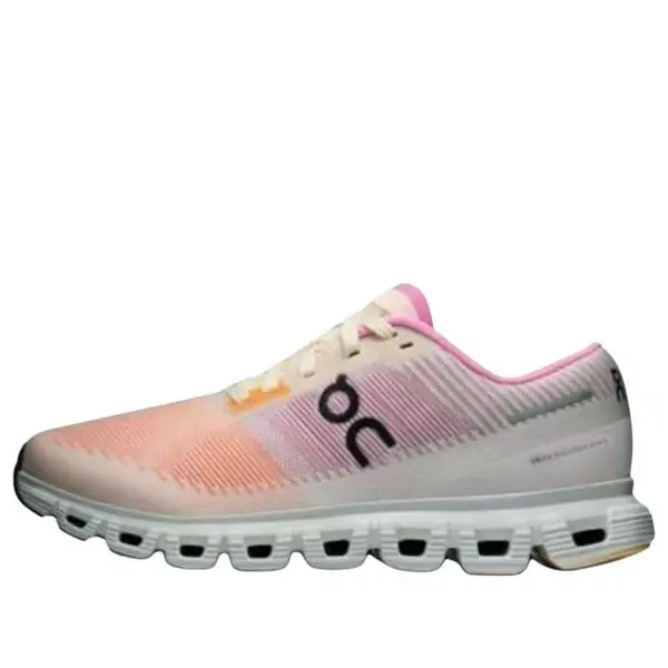 On Cloud Push Sneakers - Tangerine/raspberry