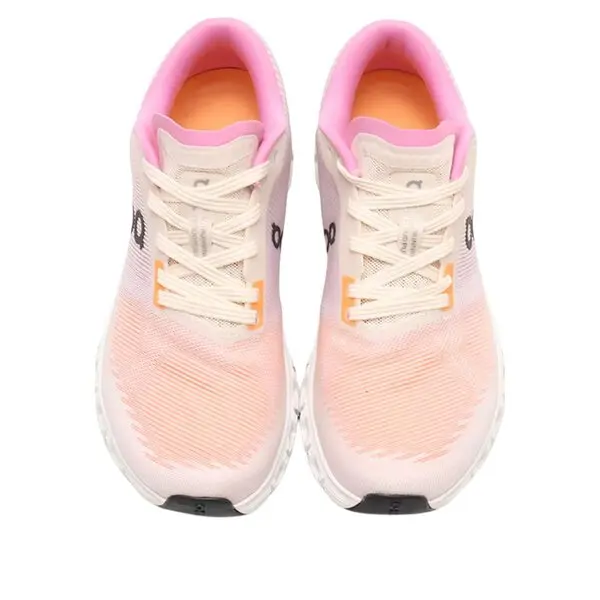 On Cloud Push Sneakers - Tangerine/raspberry