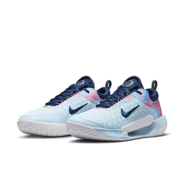 Nike Nikecourt Zoom Nxt 'glacier Blue Team Orange' Dh0219-401 - Blue/pink